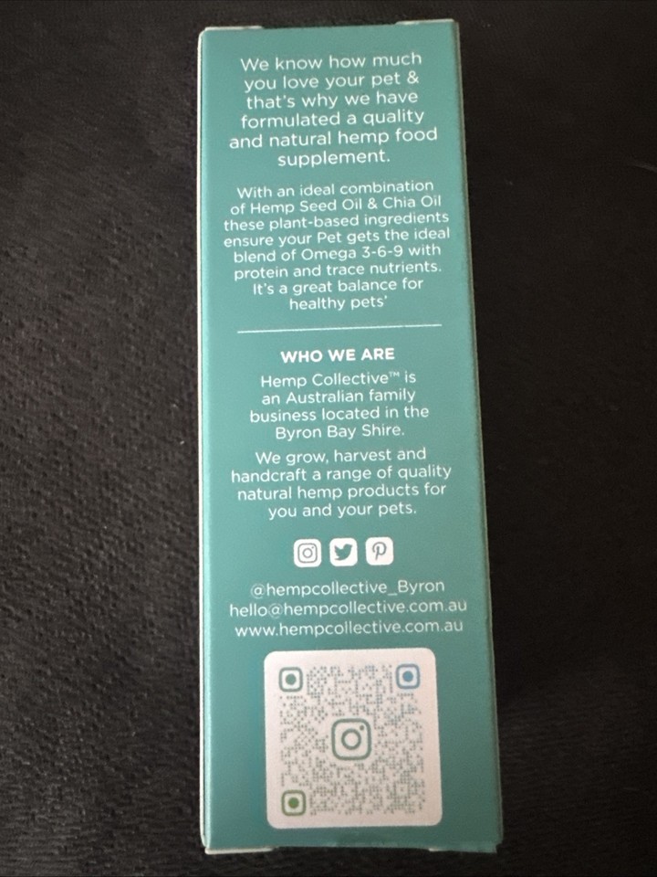 Hemp Collective - Pet Balance Oil 200ml Hemp Store Dog Cat Pet Animal ...