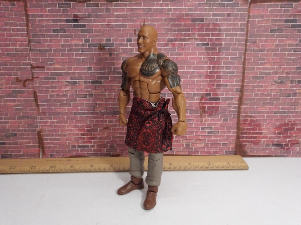 Mattel WWE Ultimate the Rock Wrestler Dwayne Johnson Figure 6" 7" 1/12 ...