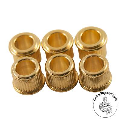 Kluson Screw-in To Press-in Tuner Adapter Bushings, 1/4" Post - Gold | eBay