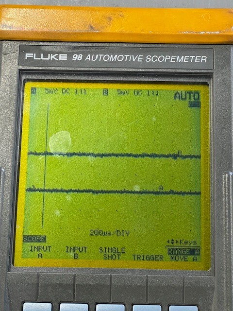 Fluke 98 Automotive Scopemeter with Lots Of Attachments AND NEW BATTERY ...