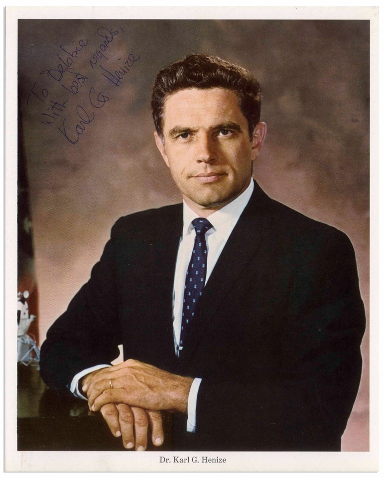 Karl Henize 8'' x 10'' Signed NASA Vintage Color Photo | eBay