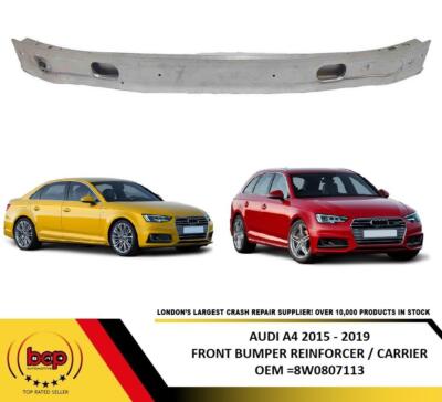 AUDI A4 2015 - 2019 FRONT BUMPER REINFORCEMENT BAR CRASH CARRIER IMPACT ...