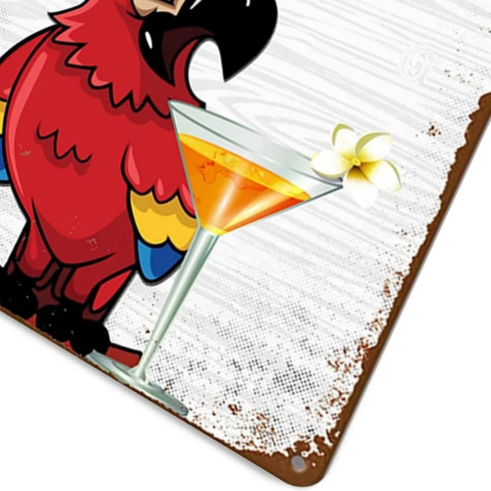 Bar Sign Tin Vintage Metal Signs Funny Bar Decor for Home Wall ...