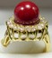 Noblest 10mm South Sea shell pearl Gemstone Jewelry 14K GP Ring Size: 7 ...