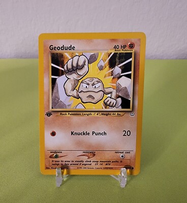 Geodude 44/64 - 2001 1st Edition Neo Revelation Set Pokemon Card ...