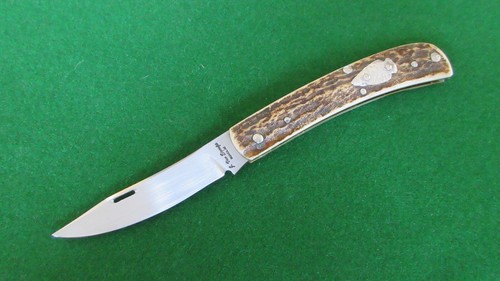 CUSTOM Jerry Van Eizinga SCAGEL Slip Joint STAG Folder ARROWHEAD Shield ...