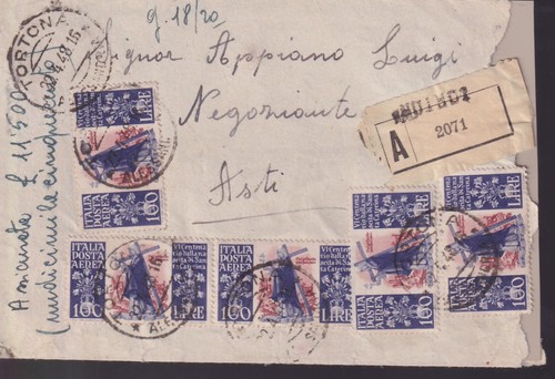 Italy Republic 1948: S. Caterina P.A. L.100 (N°146) 5 Samples (Cat.58/ ...
