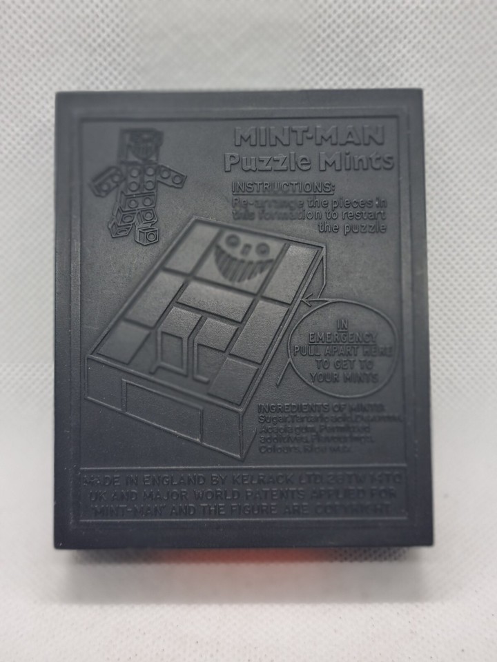 1982 Rare sliding Puzzle Mister Mint Man hand held game | eBay
