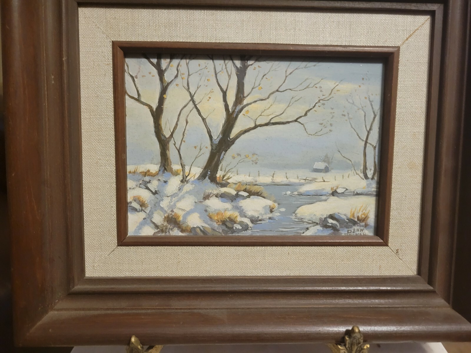 DEAN PACKER Autumn Oil Painting on Wooden Board | eBay