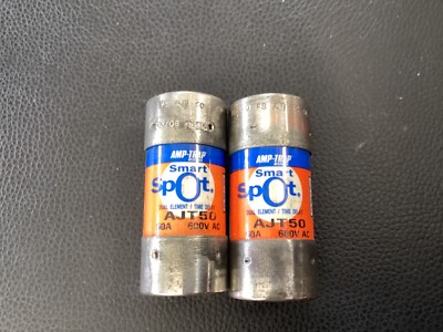 (NEW) FERRAZ SHAWMUT AJT50 50A Amp 600V Smart Spot Fuse Next day ...