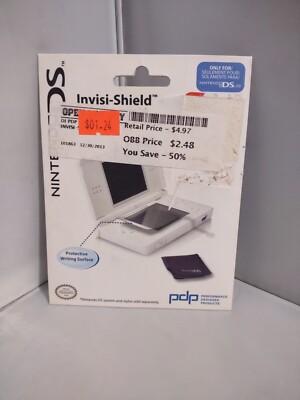 Nintendo DS Invisi-Shield Sealed + 1 DS Lite Screen Protector Free ...