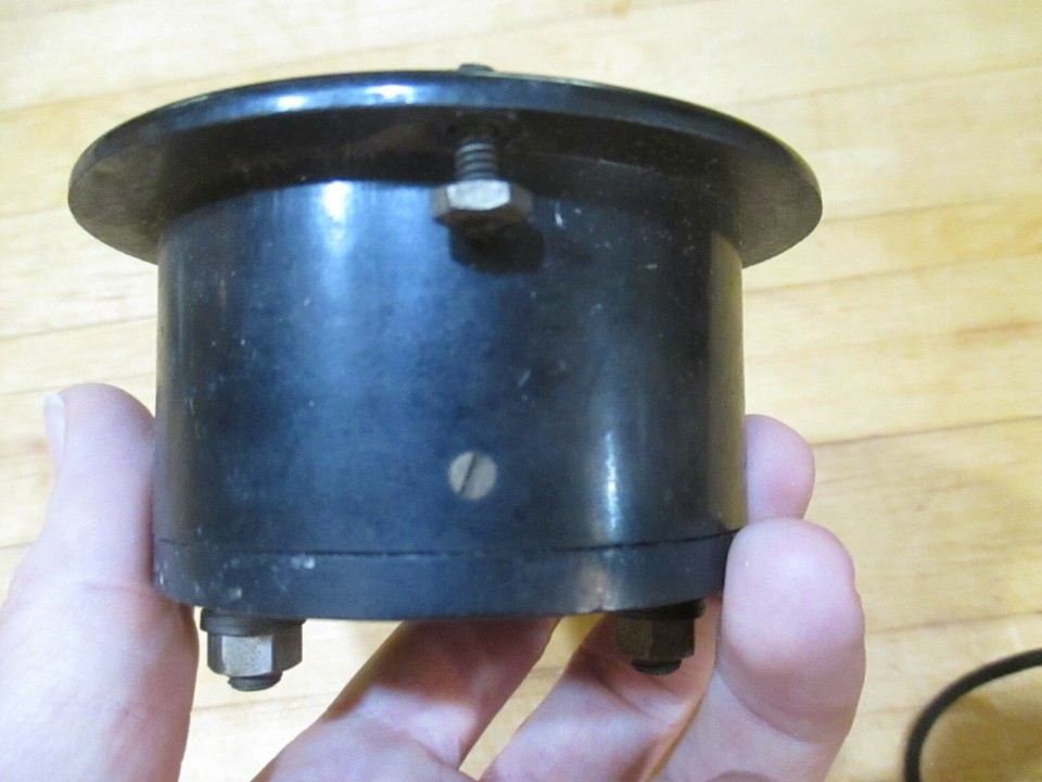 Bakelite Jewell 0-10 Volts AC Panel Meter Pattern 78 w/hardware TESTED ...