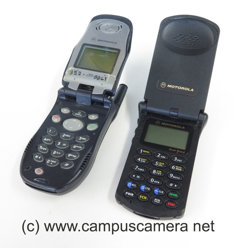 Motorola StarTAC ST7868W (Digital) Flip Phone Cell w/Bonus Motorola ...