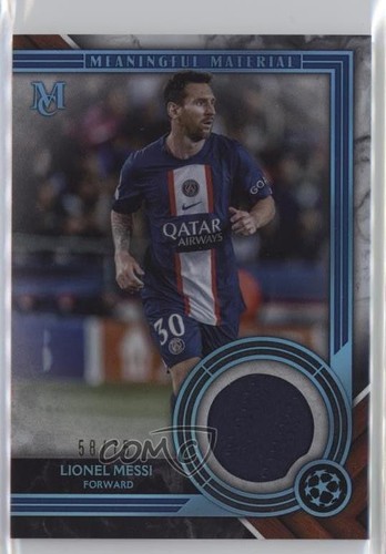 2022-23 Topps Museum Collection UCL - Meaningful Material Relics Lionel ...