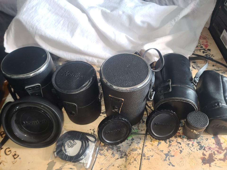 1 lot camera lens cases and Mamiya lens caps | eBay