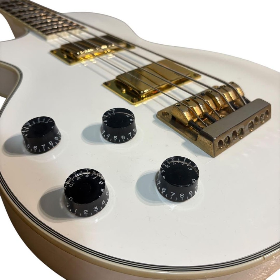 Left-Handed GrassRoots Les Paul Bass White Soft Case Safe Packing! | eBay