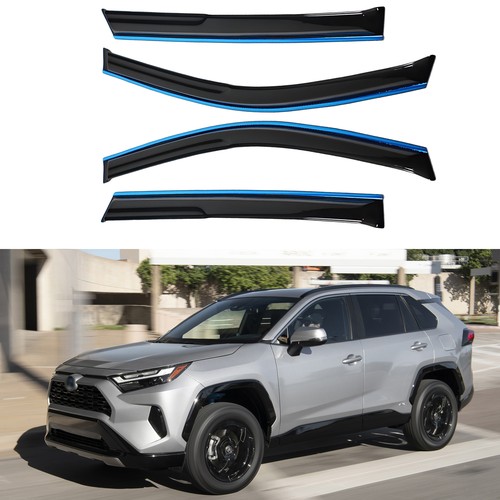 4pcs Rain Guard Window Visors Deflector Fit 19-25 Toyota Wind Sun Vent ...