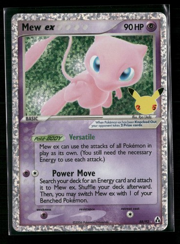Mew EX - 25th Anniversary Pokémon TCG - Celebrations 25th Anniversary ...