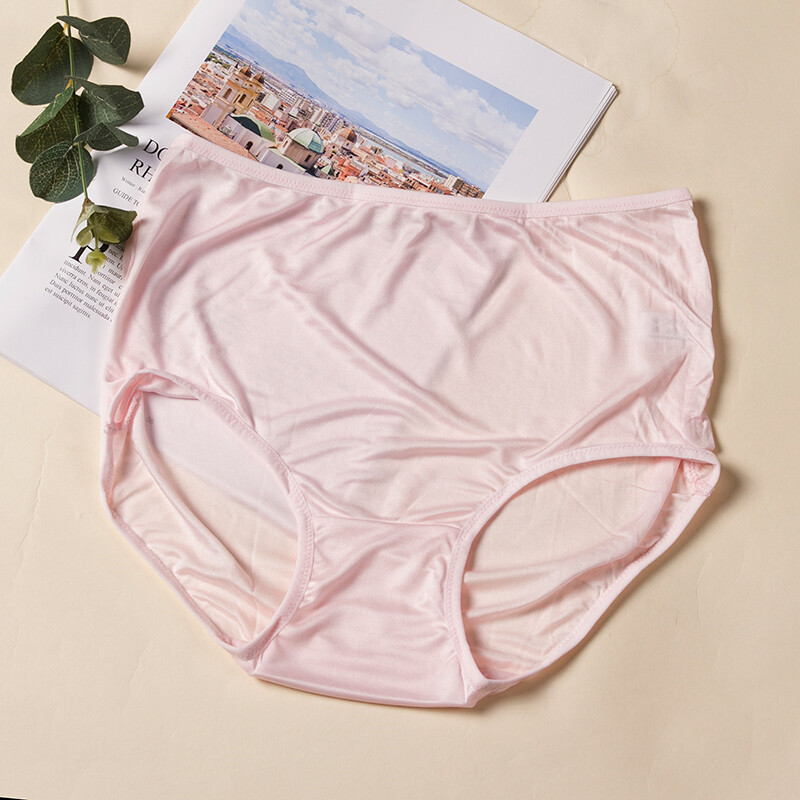 3pcs/lot Mulberry Silk Underwear Women's Briefs Plus Size Real Silk ...