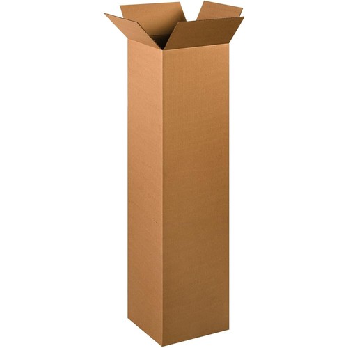 5 Pack Tall Lamp Moving Boxes Cardboard Size Storage Bin 12" x 12" x 48 ...