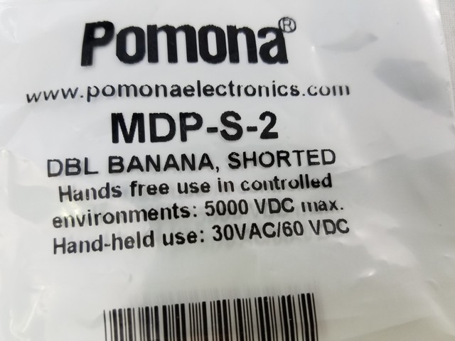 Pomona Mdp-s-2 MDPS2 Double Banana Plug for sale online | eBay