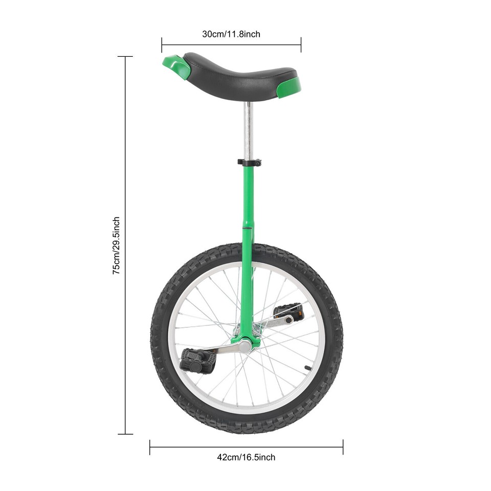 Adjustable Exercise Unicycle, Outdoor Unicycle, One Wheel Bike | eBay