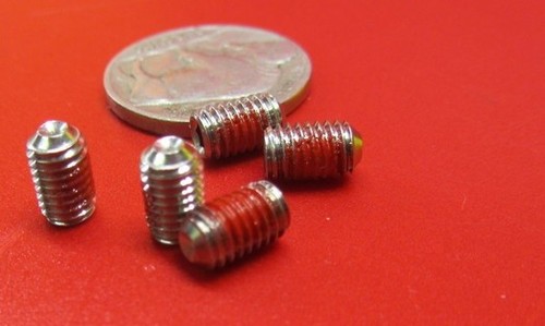 Stainless Steel Self Lock Set Screw, Nylon Patch, Cup, 1/4"-20 x 5/8 ...