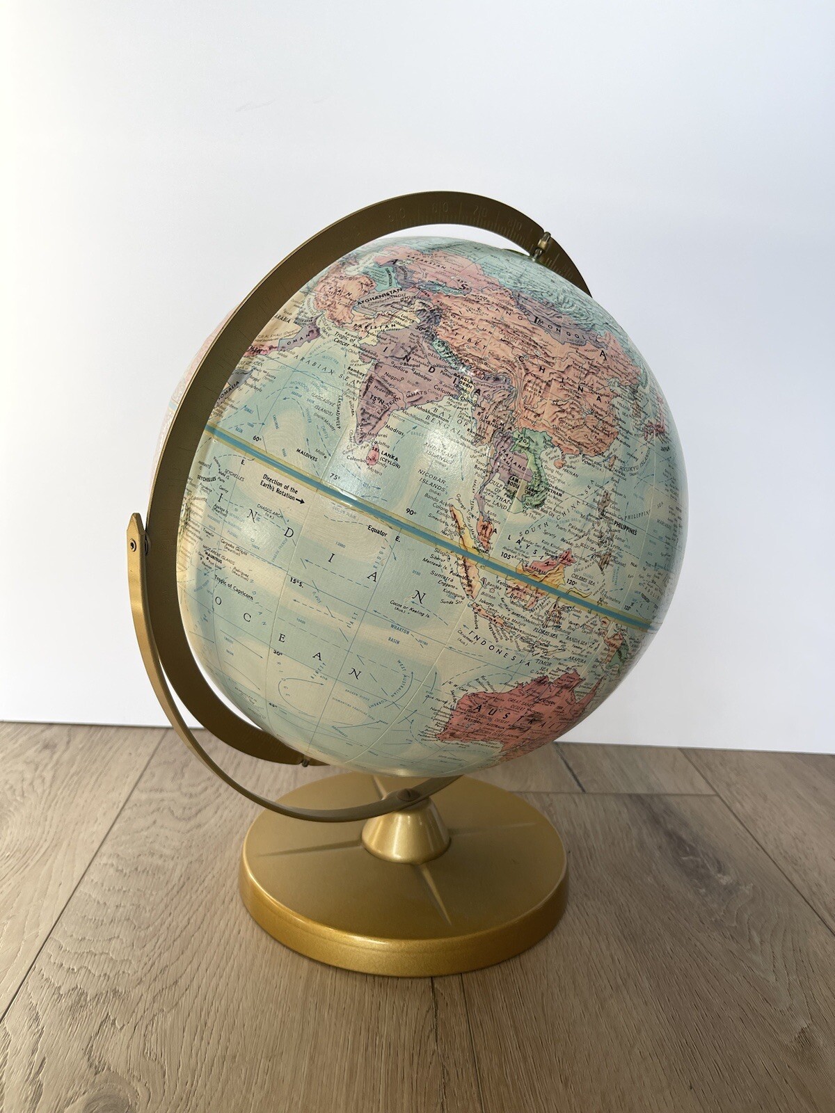 Vintage REPLOGLE WORLD NATION Series 12 Inch Diameter Globe | eBay