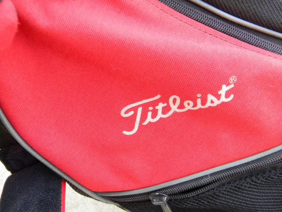 Vintage Red Titleist Jim Beam Golf Bag 26” X 11” | eBay