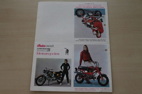 166227) Indian Clymer Munch Münch Mammoth IV Prospekt 197? | eBay