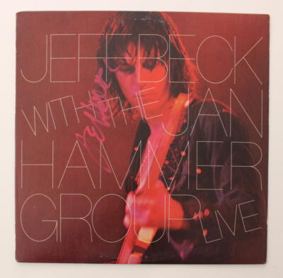 Jeff Beck Signed Autograph Album Vinyl Record with the Jan Hammer Group ...