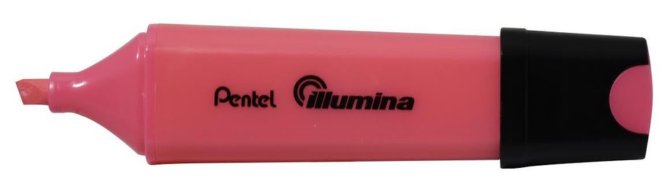 Pentel Highlighter Pens Illumina Broad 4mm Chisel Tip by Colour or ...