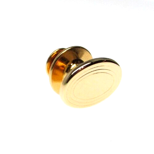 WEH Hayward Oval Engravable Brass Tie Tack/Lapel Pin with Boarder 1/2 ...