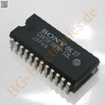 1 x CXK5816PN-12L Static RAM, Dynamic RAM, Video RAM Sony DIP-24 1pcs ...