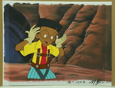 1993 CRO Cartoon Original Animation Production Cel & Copied Background ...