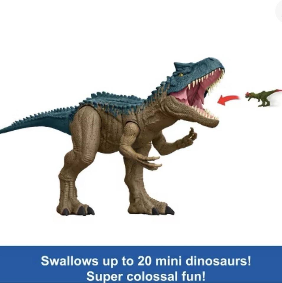 2023 Mattel Jurassic World Super Colossal Allosaurus (HRX53) | eBay