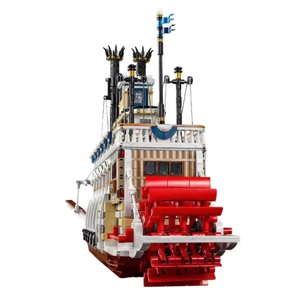 *NEW* UNBRANDED 21356 MOC River Steamboat IDEAS Building Blocks 4090pcs ...