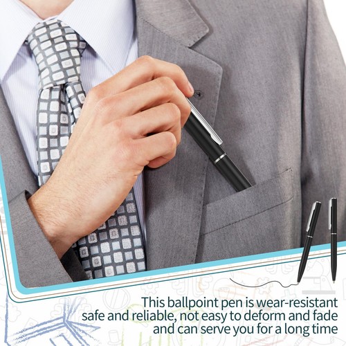 Teling 36 Pcs Small Ballpoint Pen Mini Pens Bulk 4 Inch Short Tiny ...