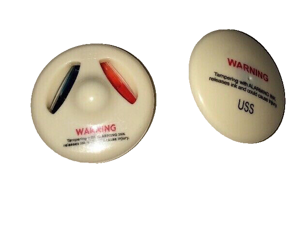 Clothing Security Ink Tags Anti-Theft Retail-USS Brand W Pins-Lot Of 50 ...