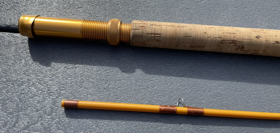 Vintage 7' Lamiglas Honey Fiberglass Custom Fly Rod. | eBay