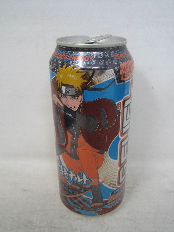 NARUTO SHIPPUTEN G-FUEL LIMITED EDITION ENERGY DRINK CAN USED VIDEO ...