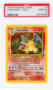 Charizard 1999 Pokemon Game #4 Unlimited Holo Price Guide - Sports Card ...