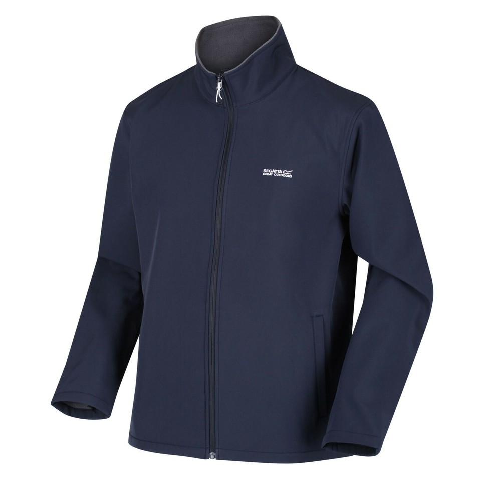 Regatta Cera Mens Full Zip Softshell Jacket Insulated Water Wind ...