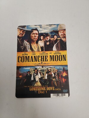 Comanche Moon Disc 1 BLOCKBUSTER SHELF DISPLAY DVD BACKER CARD ONLY 5.5 ...