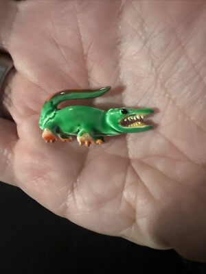 Lacoste Style Alligator Pin Enamel Vintage | eBay