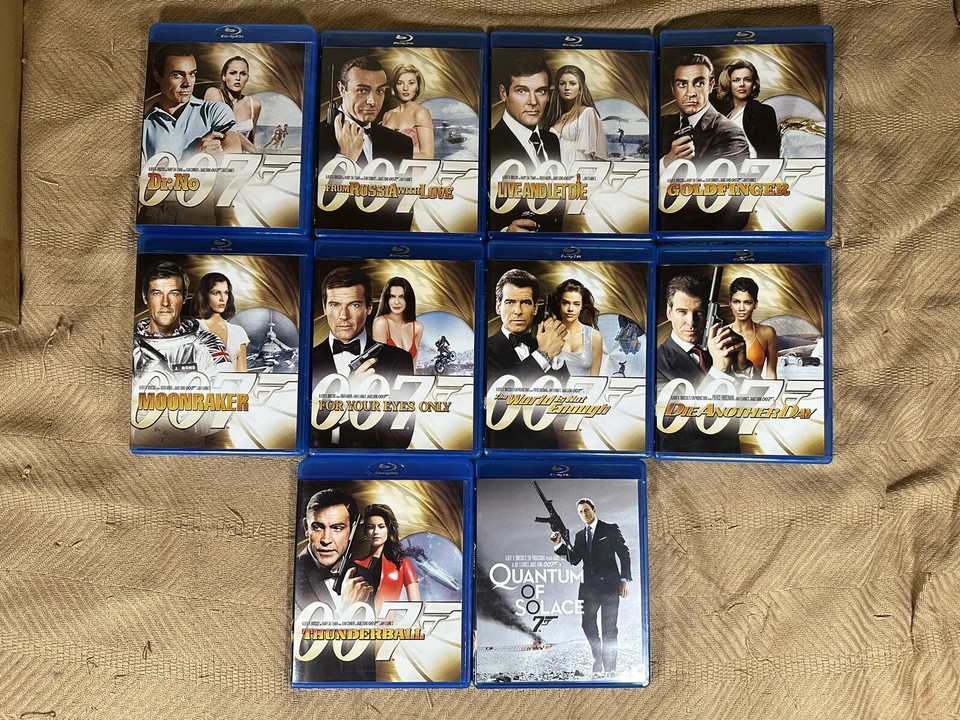 James Bond 007 Blu-Ray Collection 10 Film Box Set | eBay