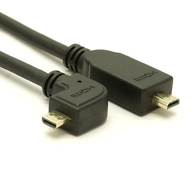 Right Angle Micro to Micro HDMI Cable - Ultra-Thin | eBay