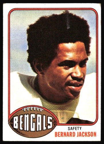 1976 Topps Bernard Jackson Rookie #449 Cincinnati Bengals | eBay