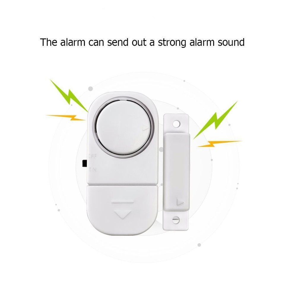 WIRELESS Home Window Door Burglar Security ALARM System Magnetic Sensor ...