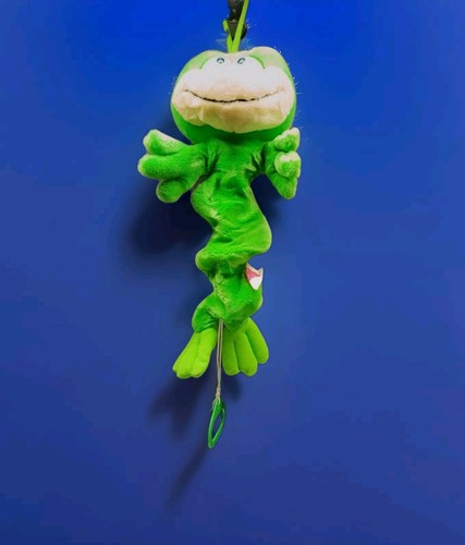 Dakin Frog, Baby Crib Pull Toy Stuffed Plush, Musical, Plays a Melody ...